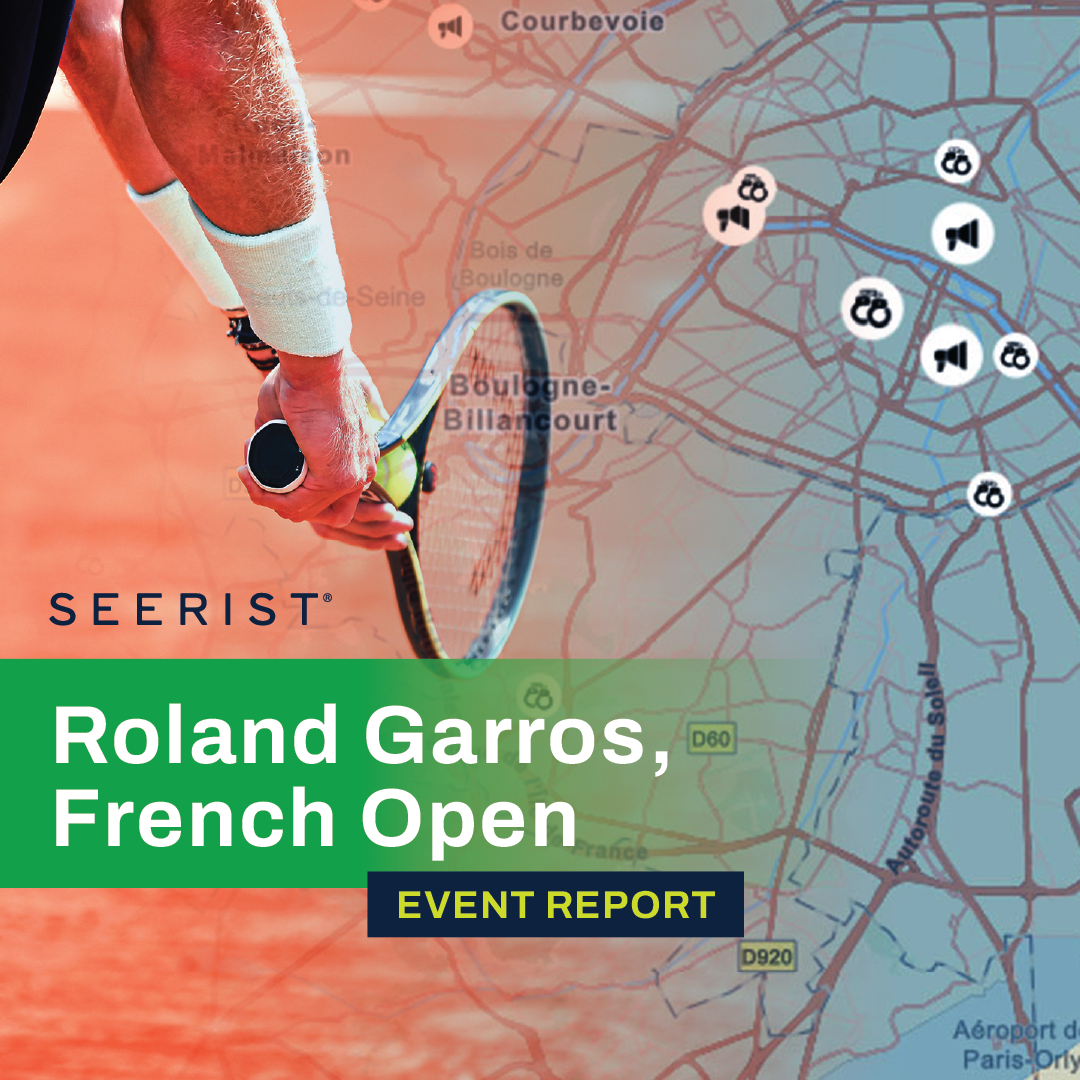 Seerist Event Report for Roland Garros, French Open